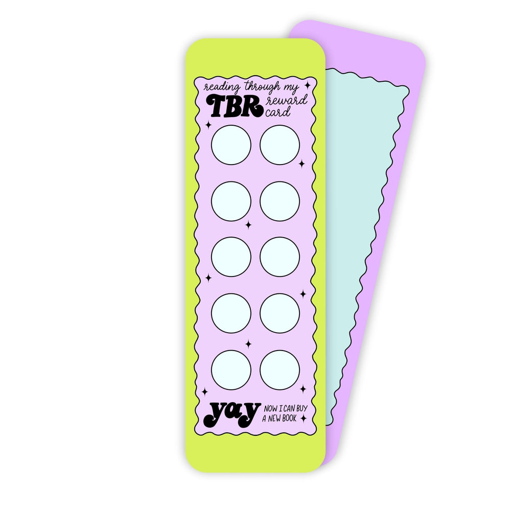 TBR Tracker Bookmark – Reading Reward Card Bookmark · MangoIllustrated